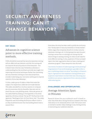 Security Awareness Training Brief