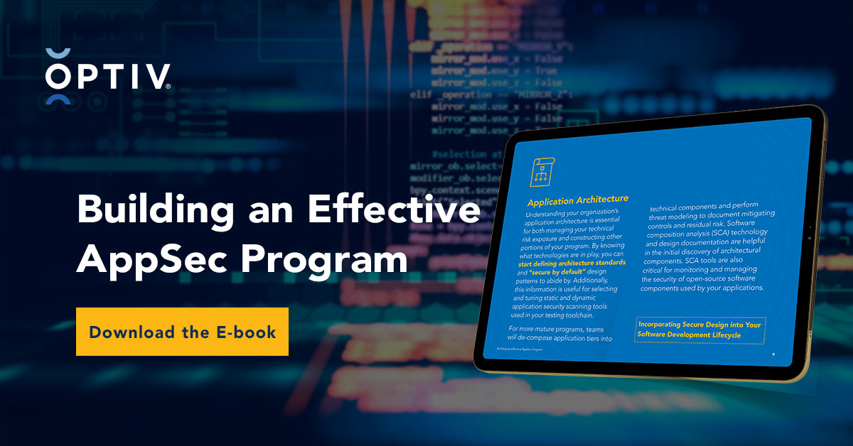 Building a Successful Application Security Program E-book | Optiv Building a Successful Application Security Program E-book | Optiv