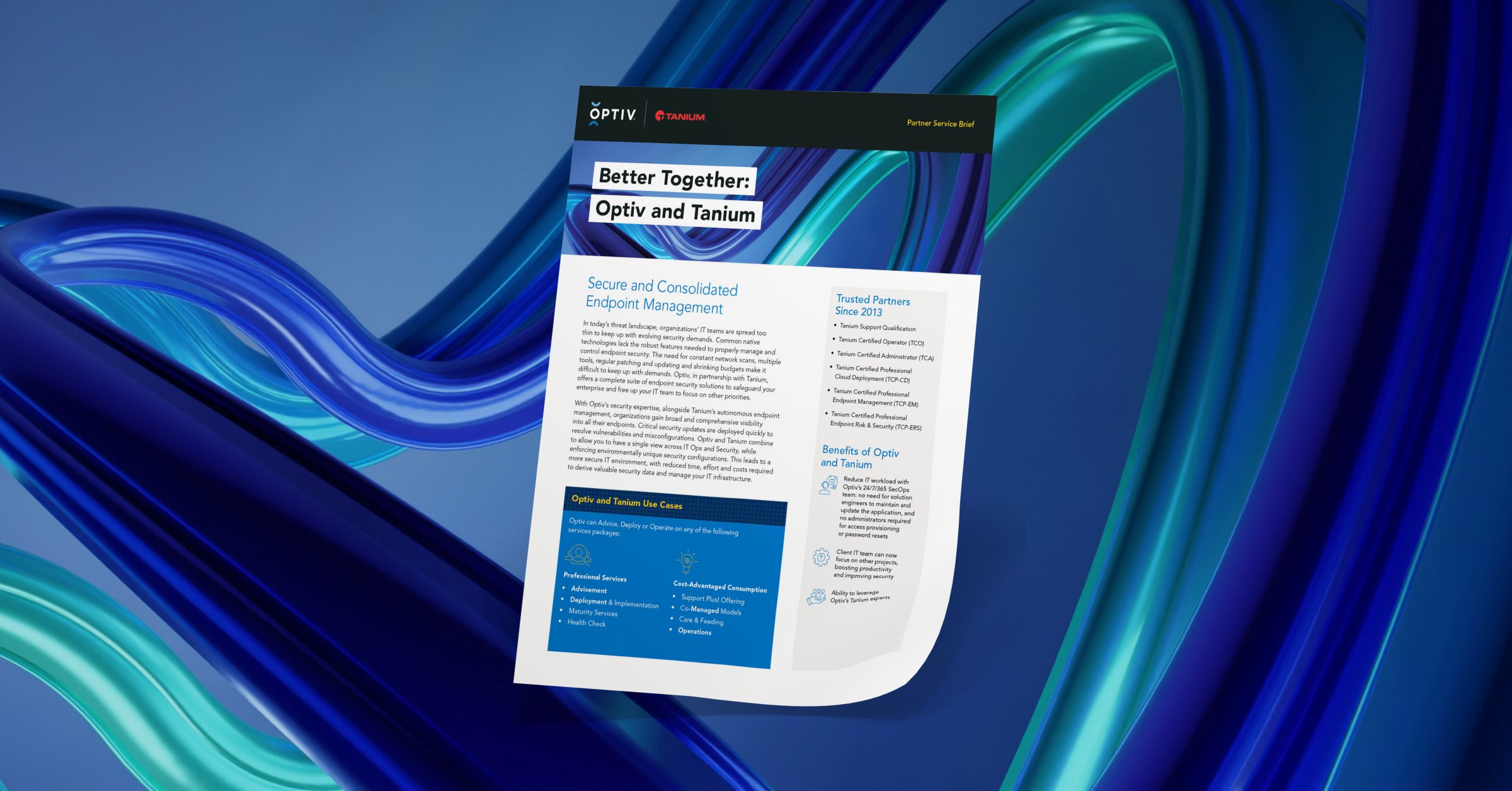 Managed Tanium Services | Optiv