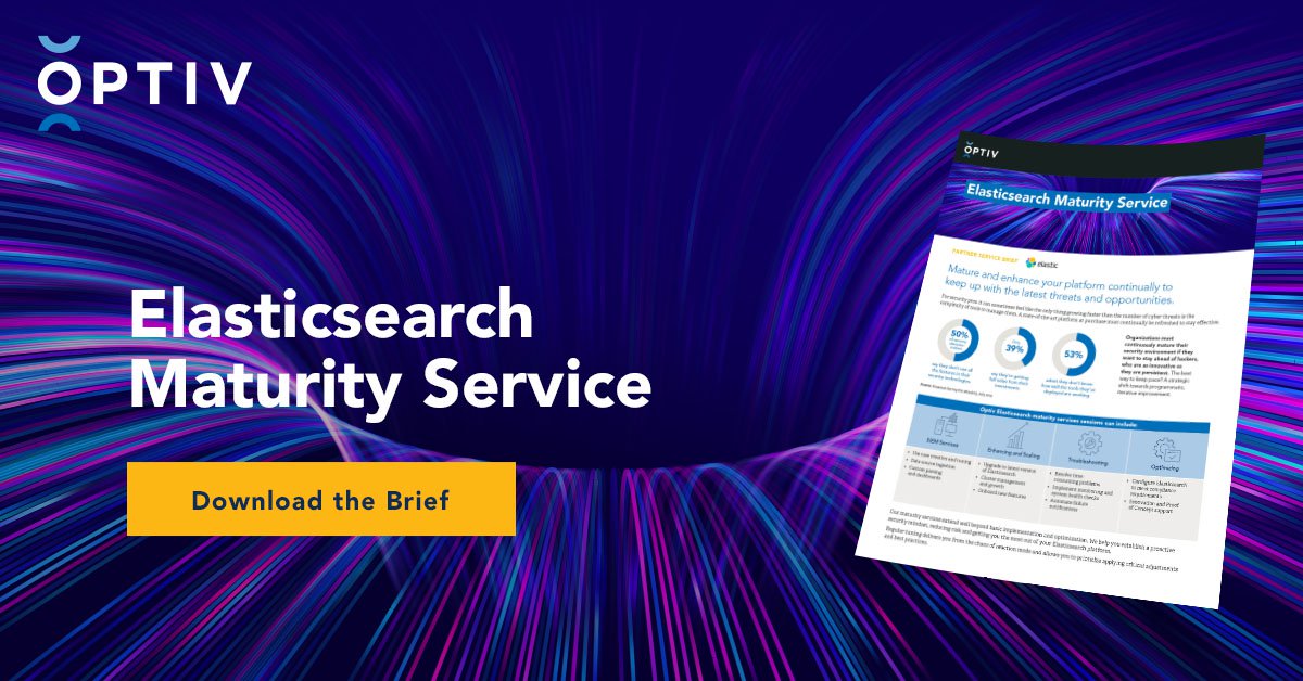 Optiv Elasticsearch Maturity Service | Optiv