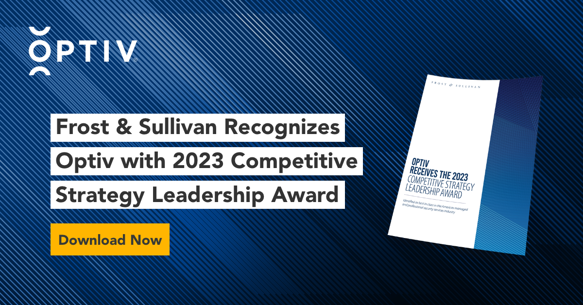 Optiv Recognized with Frost & Sullivan Competitive Strategy Leadership ...