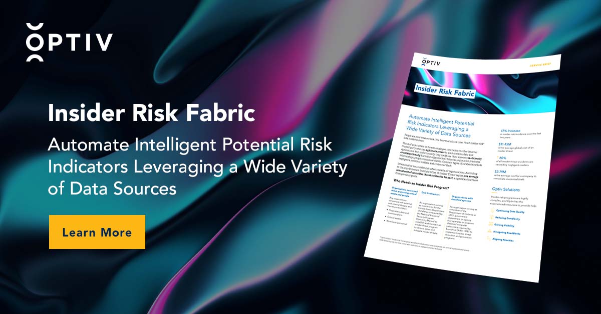 Insider Risk Fabric | Optiv