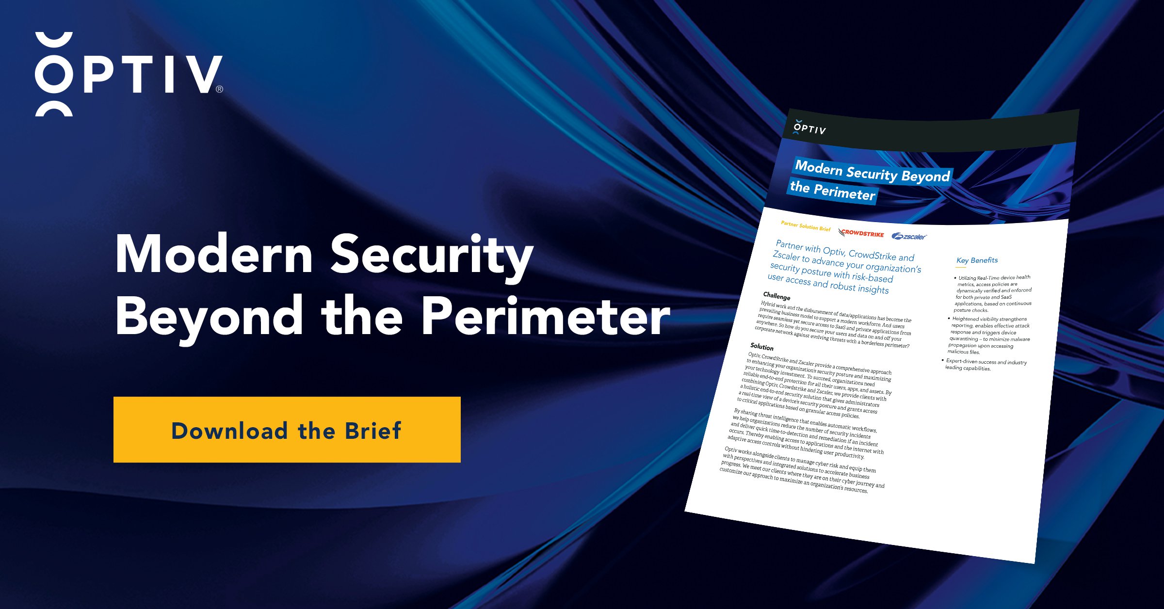 Optiv, CrowdStrike, and Zscaler for End-to-End Security | Optiv