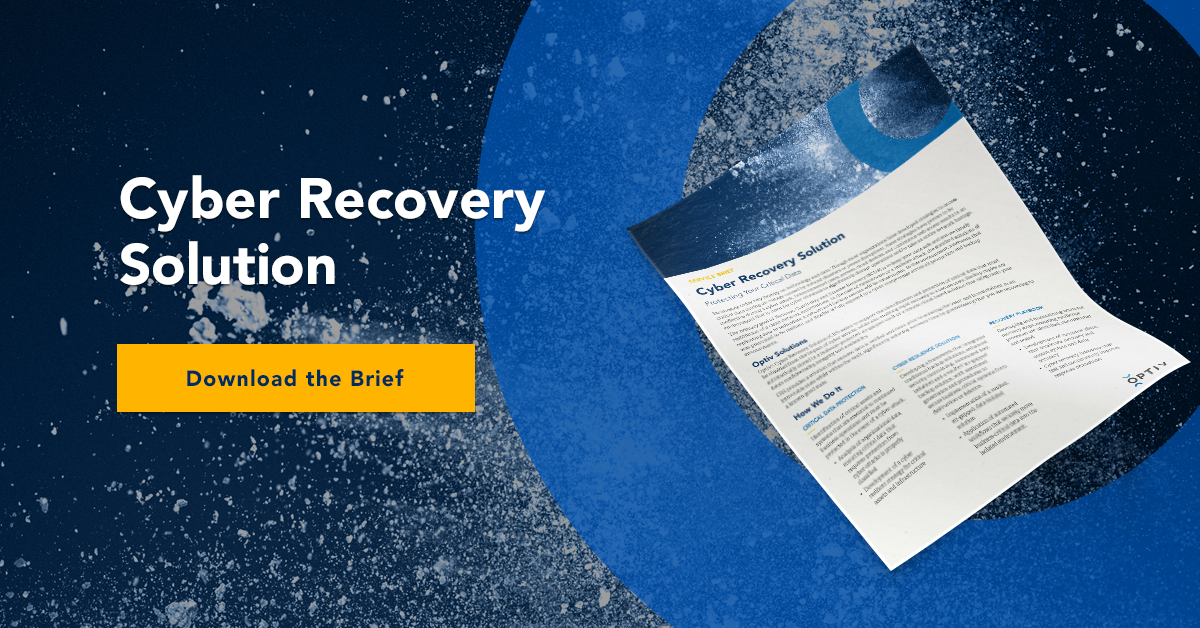 Cyber Recovery Solution | Optiv