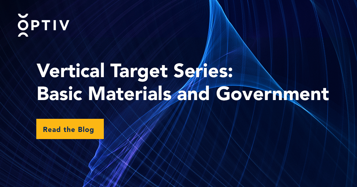 Vertical Target Series: Basic Materials and Government | Optiv