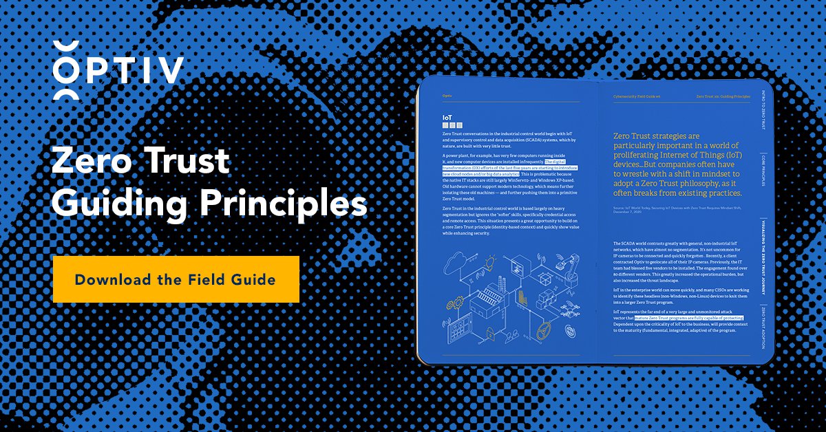 Field Guide #6: Zero Trust Guiding Principles | Optiv