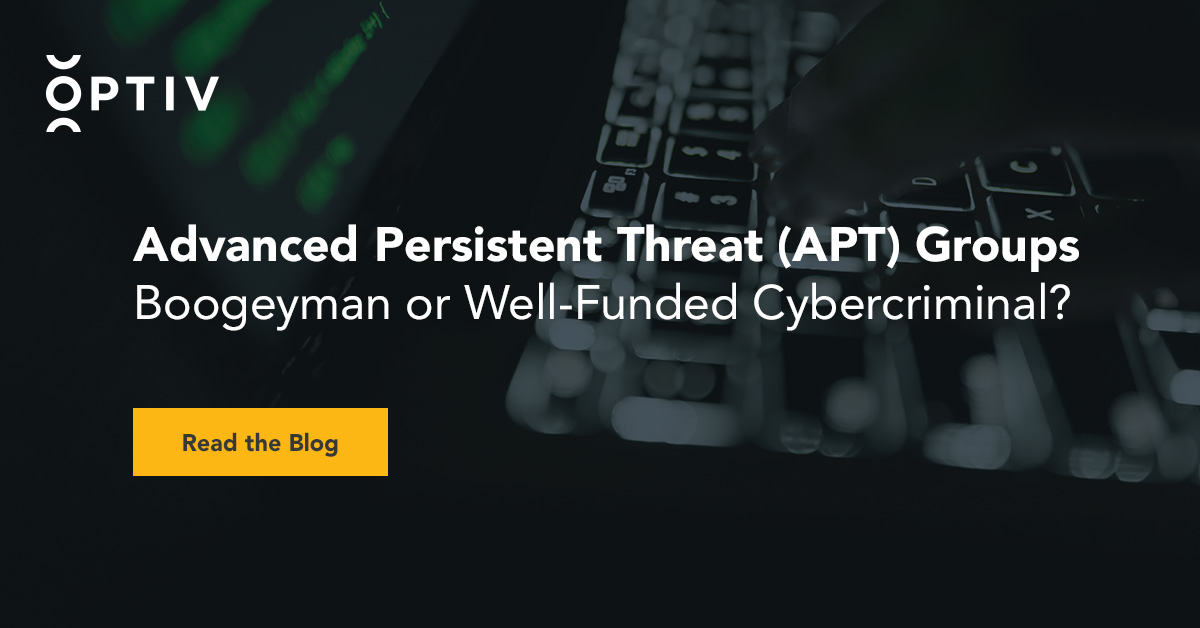 Advanced Persistent Threat (APT) Groups | Optiv Advanced Persistent Threat (APT) Groups | Optiv