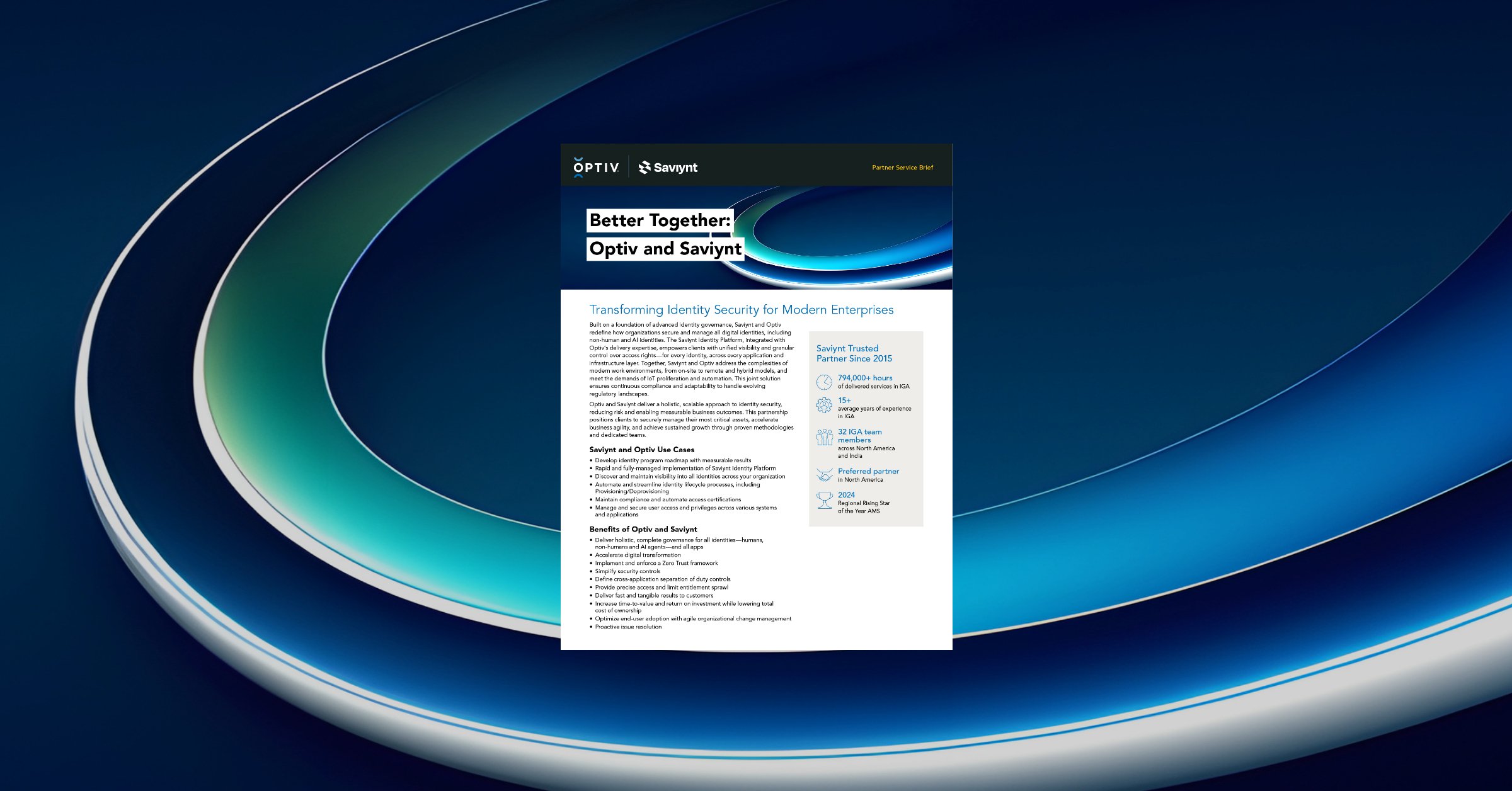 Better together Optiv and Saviynt | Optiv