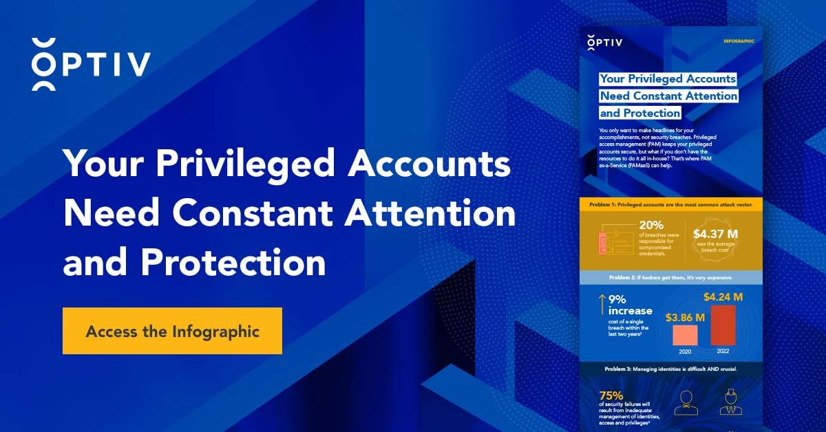 PAM as-a-Service Infographic | Optiv