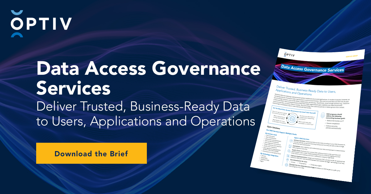 Data Access Governance Services | Optiv Data Access Governance Services | Optiv