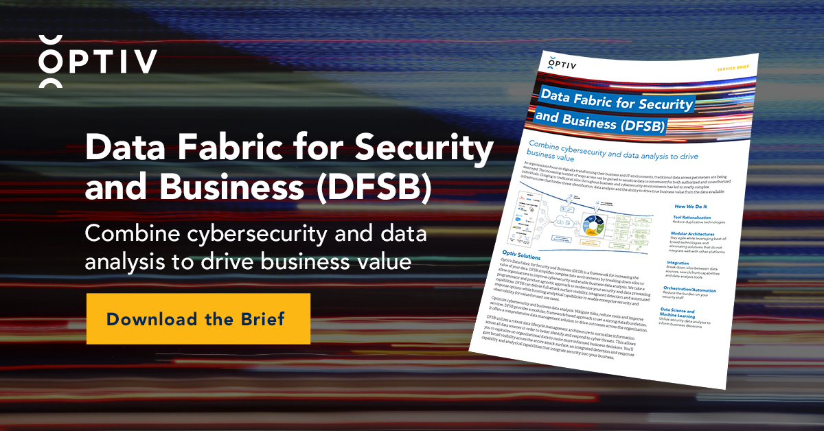 Data Fabric for Security and Business | CDX | Optiv