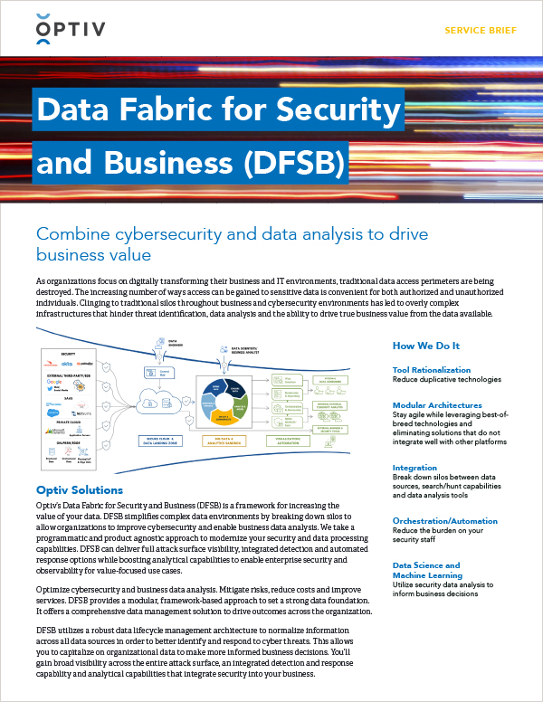 Data Fabric for Security and Business | CDX | Optiv