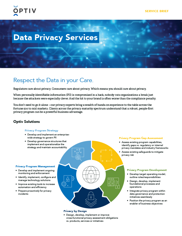 Privacy Advisory Services | Optiv