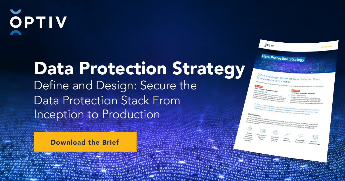Data Protection Strategy | Optiv