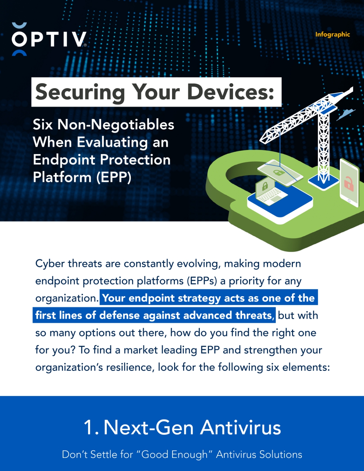 Evaluating an Endpoint Protection Platform Infographic|Optiv