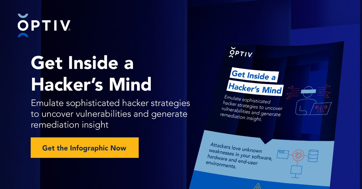 Get Inside a Hacker's Mind Infographic | Optiv