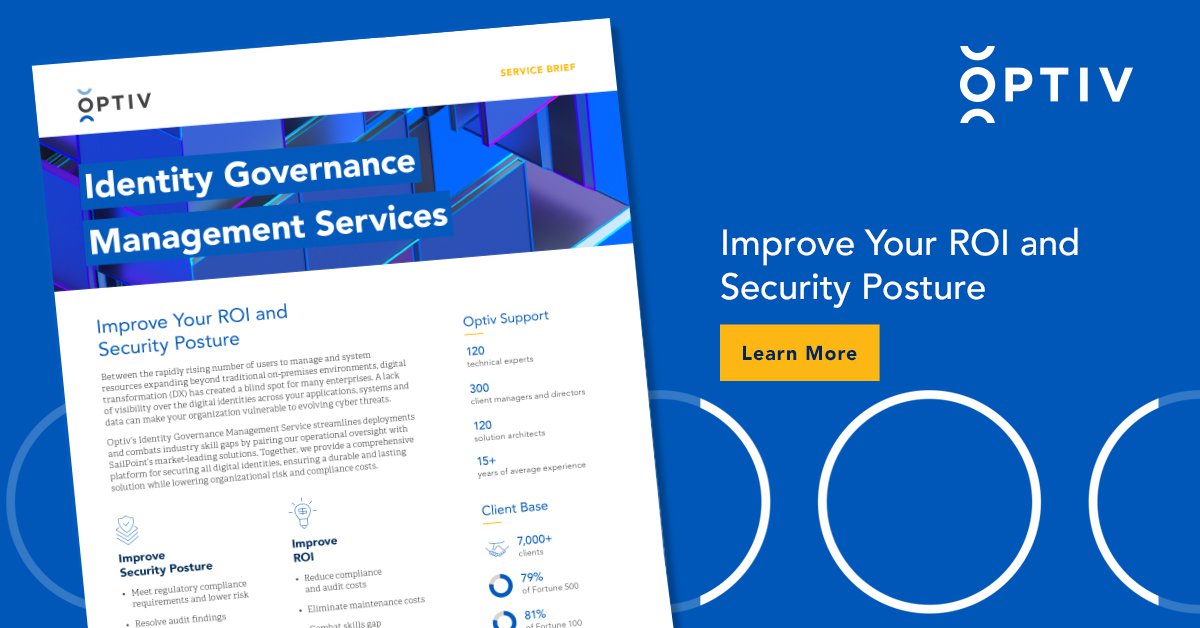Identity Governance Management Services | Optiv