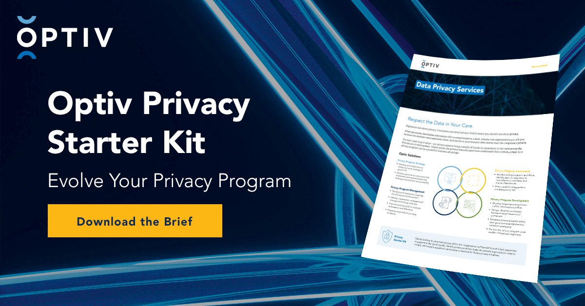 Privacy Starter Kit Service Brief | Optiv