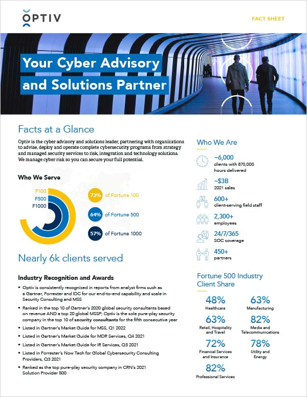 Your End-to-End Security Solutions Integrator | Optiv