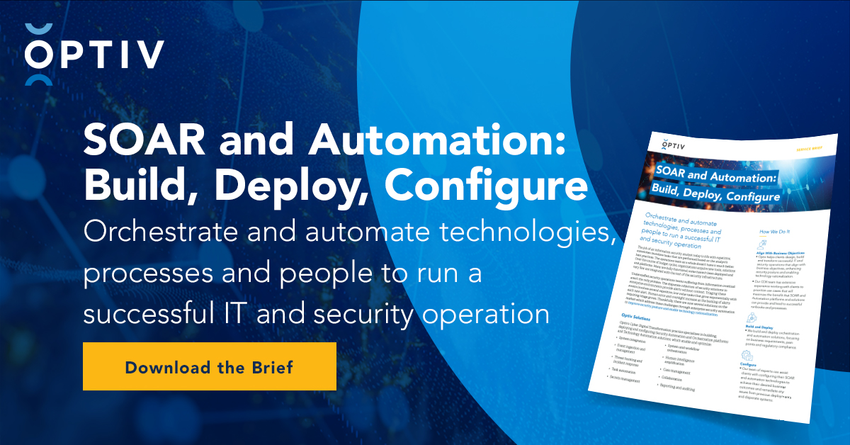 SOAR and Automation | Optiv