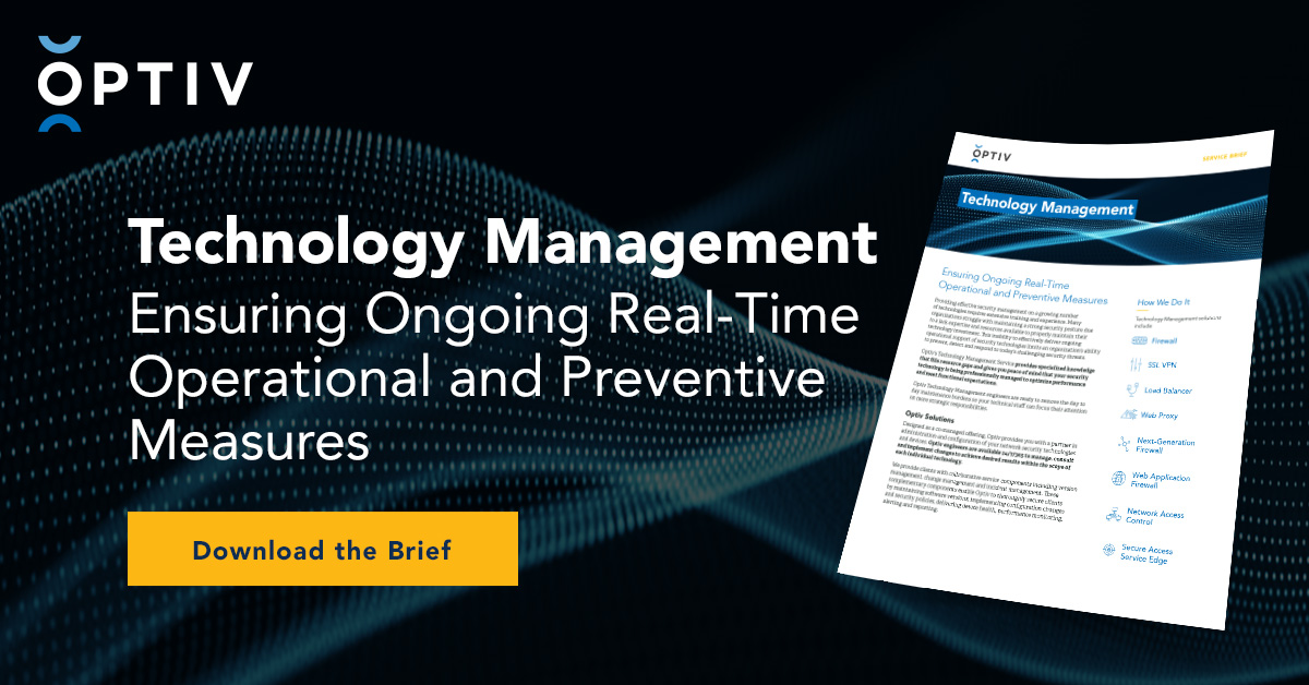 Technology Management | Optiv