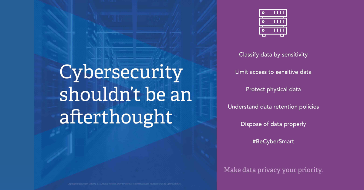 CAM 2021 - Week 4: Cybersecurity First | Optiv